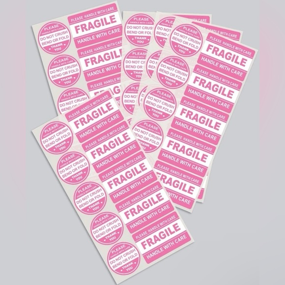 Office | 10 Piece Fragiledo Not Crush Stickers | Poshmark
